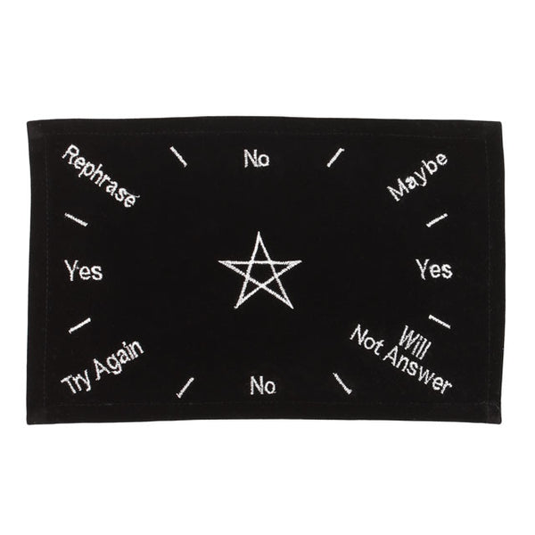 AC854 - Pentacle Pendulum Mat (Altar Cloths) at Enchanted Jewelry & Gifts