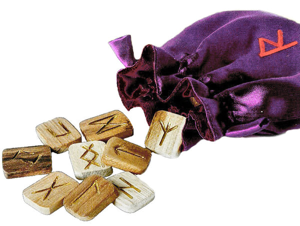 RS - Traditional Wood Runes Set (Rune Stones) at Enchanted Jewelry & Gifts